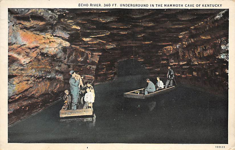 Echo River, 360 Feet Underground in the Mammoth Cave Mammoth Cave ...