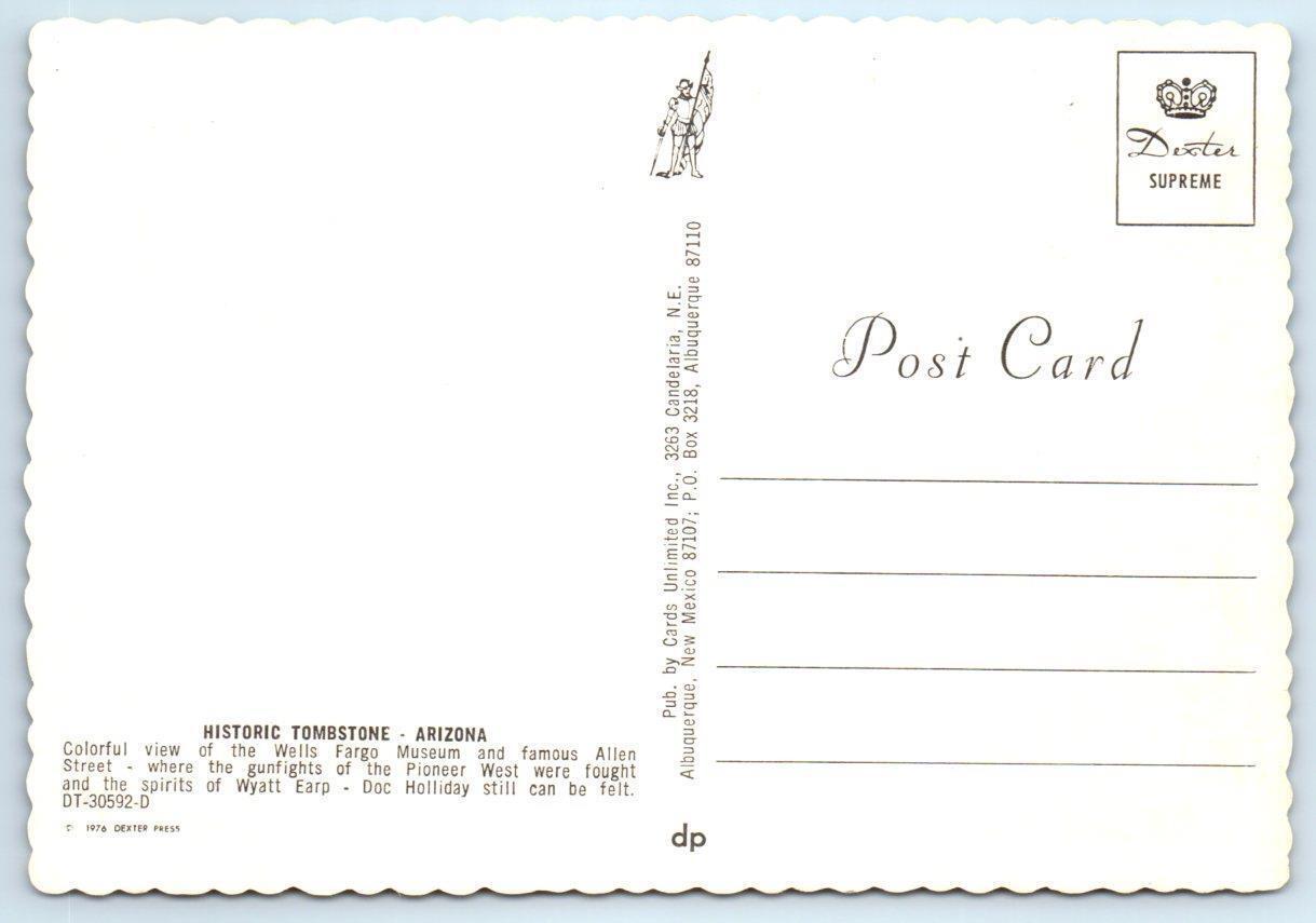 3 Postcards TOMBSTONE, Arizona AZ ~ ALLEN STREET Scenes & GENERAL STORE ...