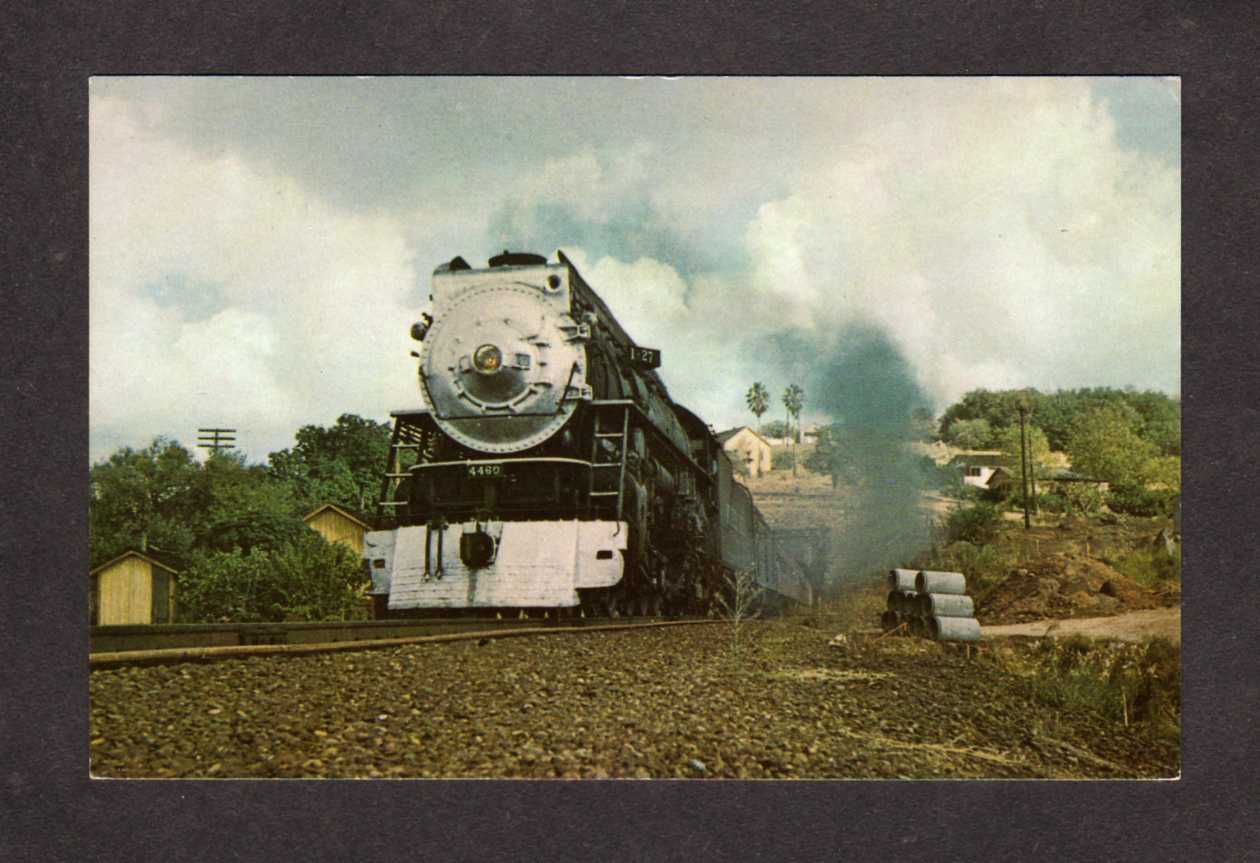 CA Southern Pacific Railroad Train Engine 4460 Newcastle California ...
