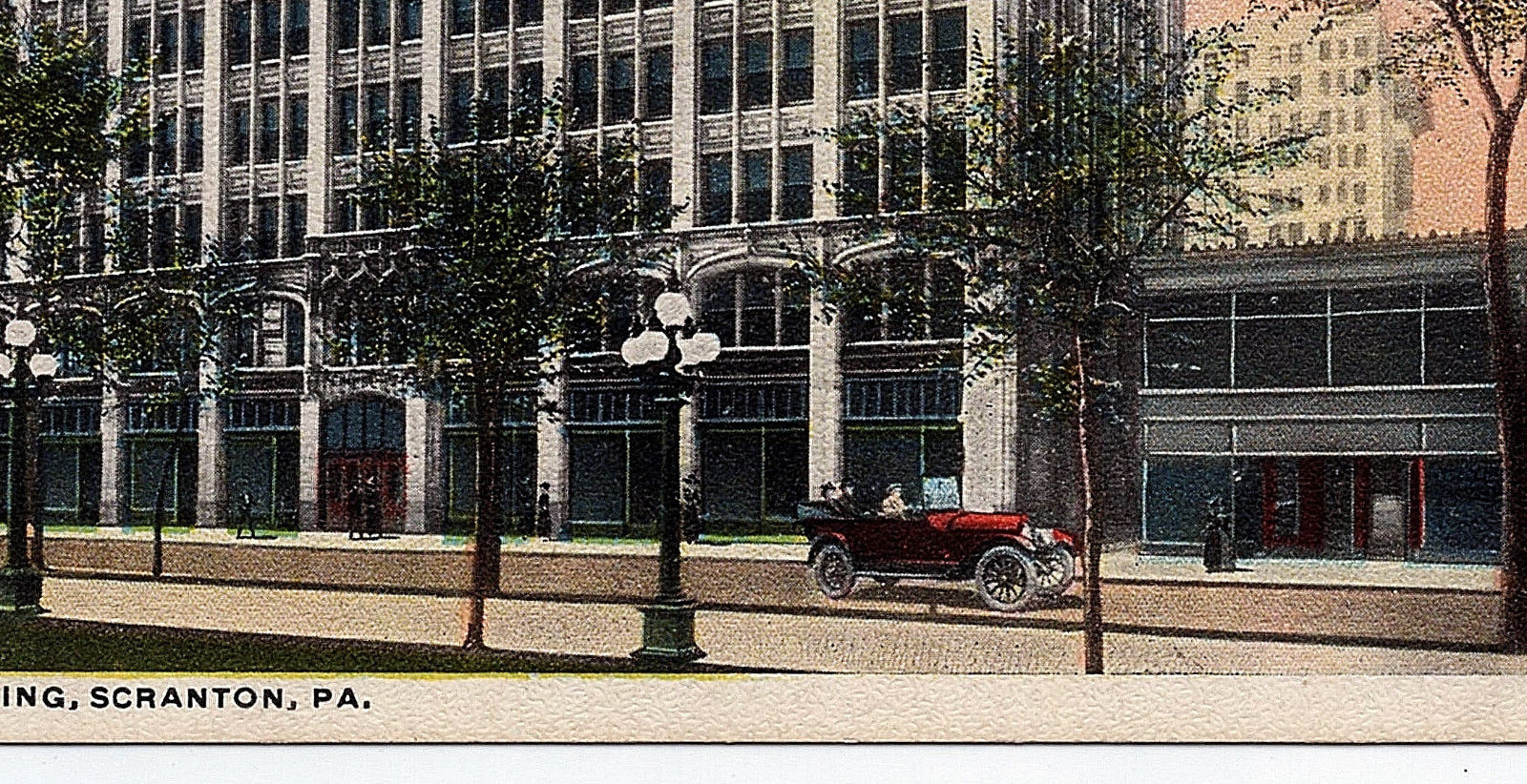 1915-1930 Scranton PA Life Building Lackawanna County RARE White Border ...