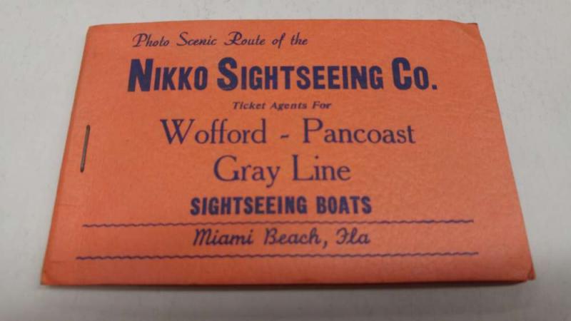Miami Beach Florida Nikko Sightseeing Photo Booklet Antique J44645 ...