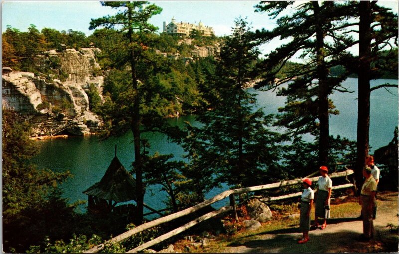 Cliff House At Lake Minnewaska New York Scenic Lake Landscape Chrome ...