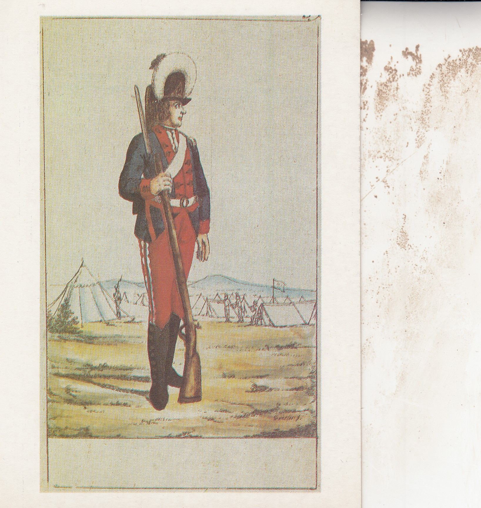 Russian Military Army Unidentified Uniform 1700s 9 Soviet Postcard ...