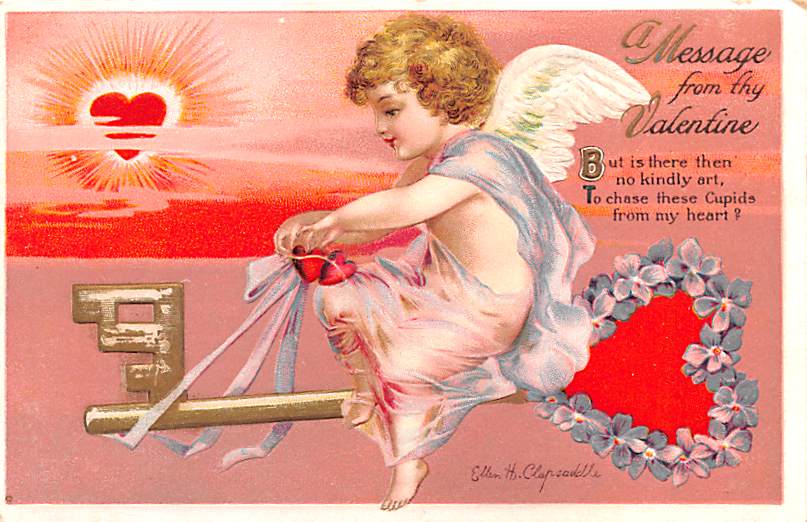 Artist Ellen Clapsaddle Valentines Day Postcards | Topics - Holidays ...