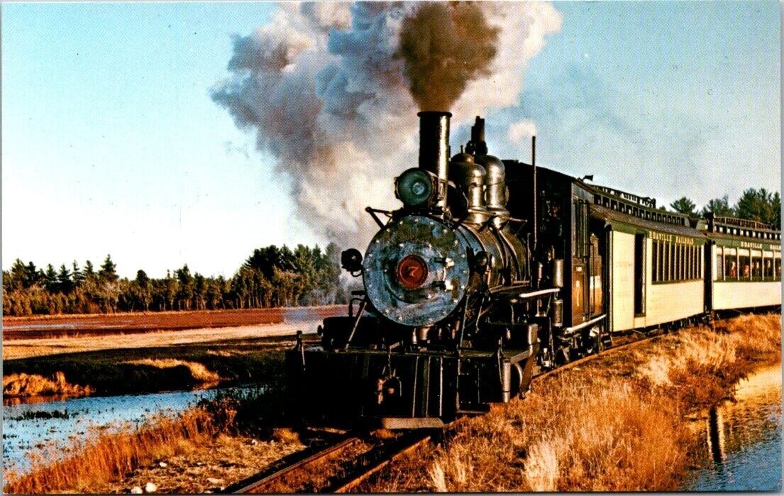 Vintage Railroad Train Locomotive Postcard - Edaville Railroad | Other ...
