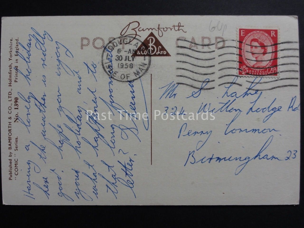 FITZPATRICK Bamforth & Co Carnival Dress "MIND IF I HAVE THE NEXT DANCE ...