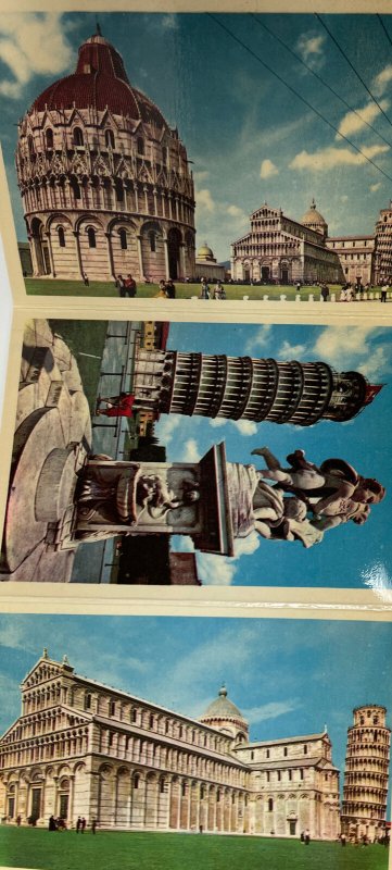 Vintage Pisa Postcard Photo Book w/ Map and History 18 Photos | Other ...