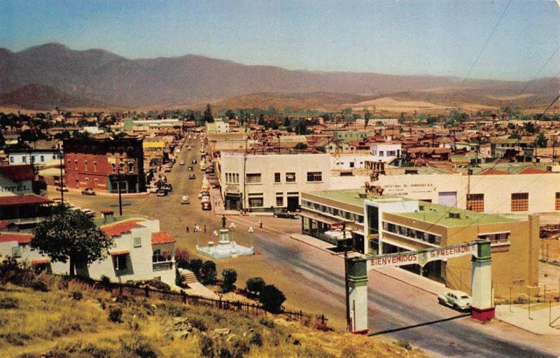 ENSENADA, Baja California, Mexico MAIN STREET SCENE c1940's Postcard ...