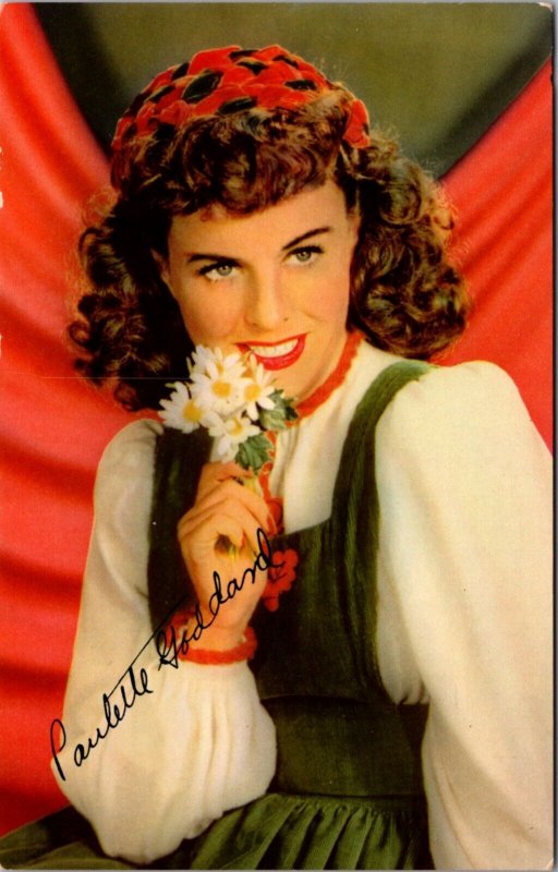 PC Portrait Photograph of Paulette Goddard in Paramount's Hold Back The ...