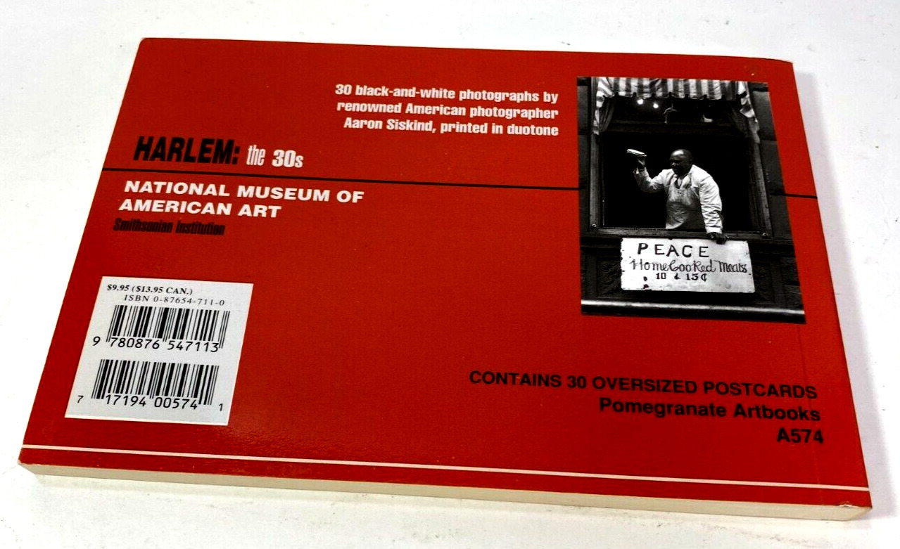 Harlem: The '30s - A Book of 30 Oversized Postcards by Smithsonian ...