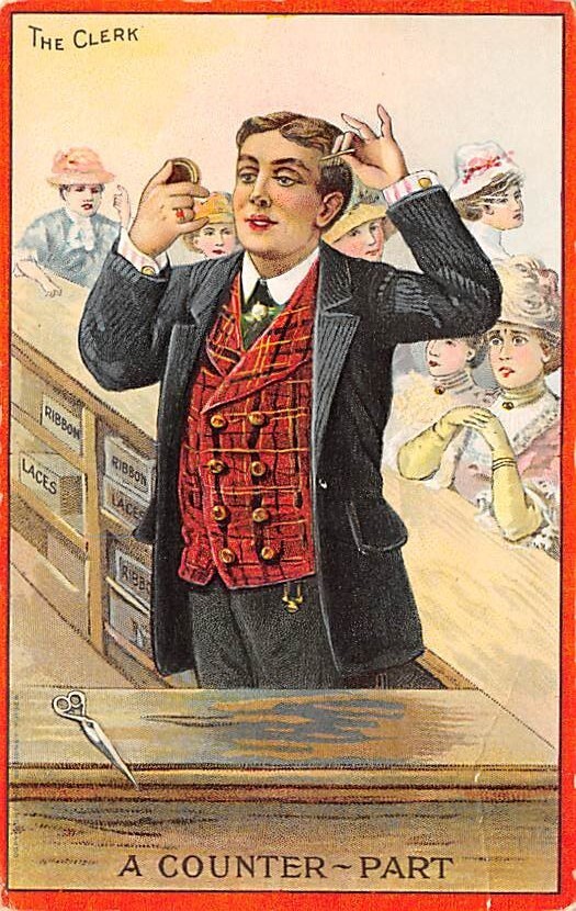 Man Parting His Hair Cartoon Occupation, Barber Unused | Topics ...