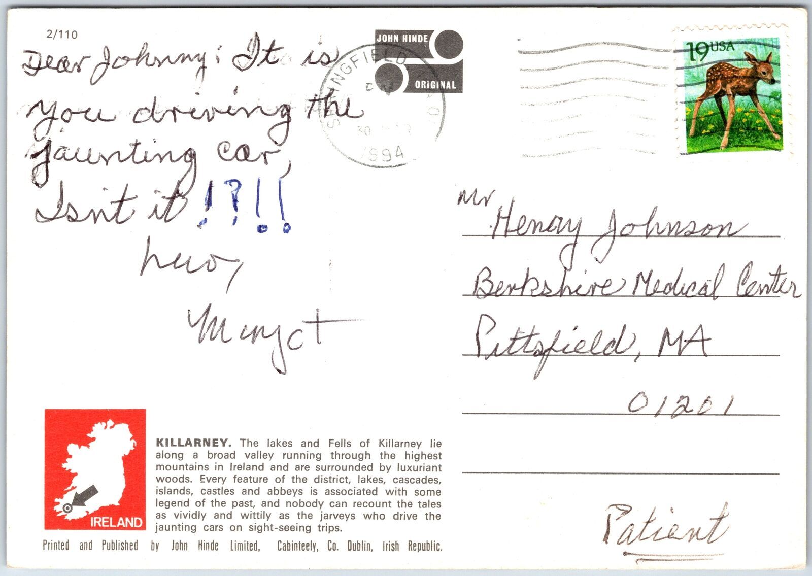 Continental Size Postcard Sights Scenes & Culture of Ireland 1960s to ...