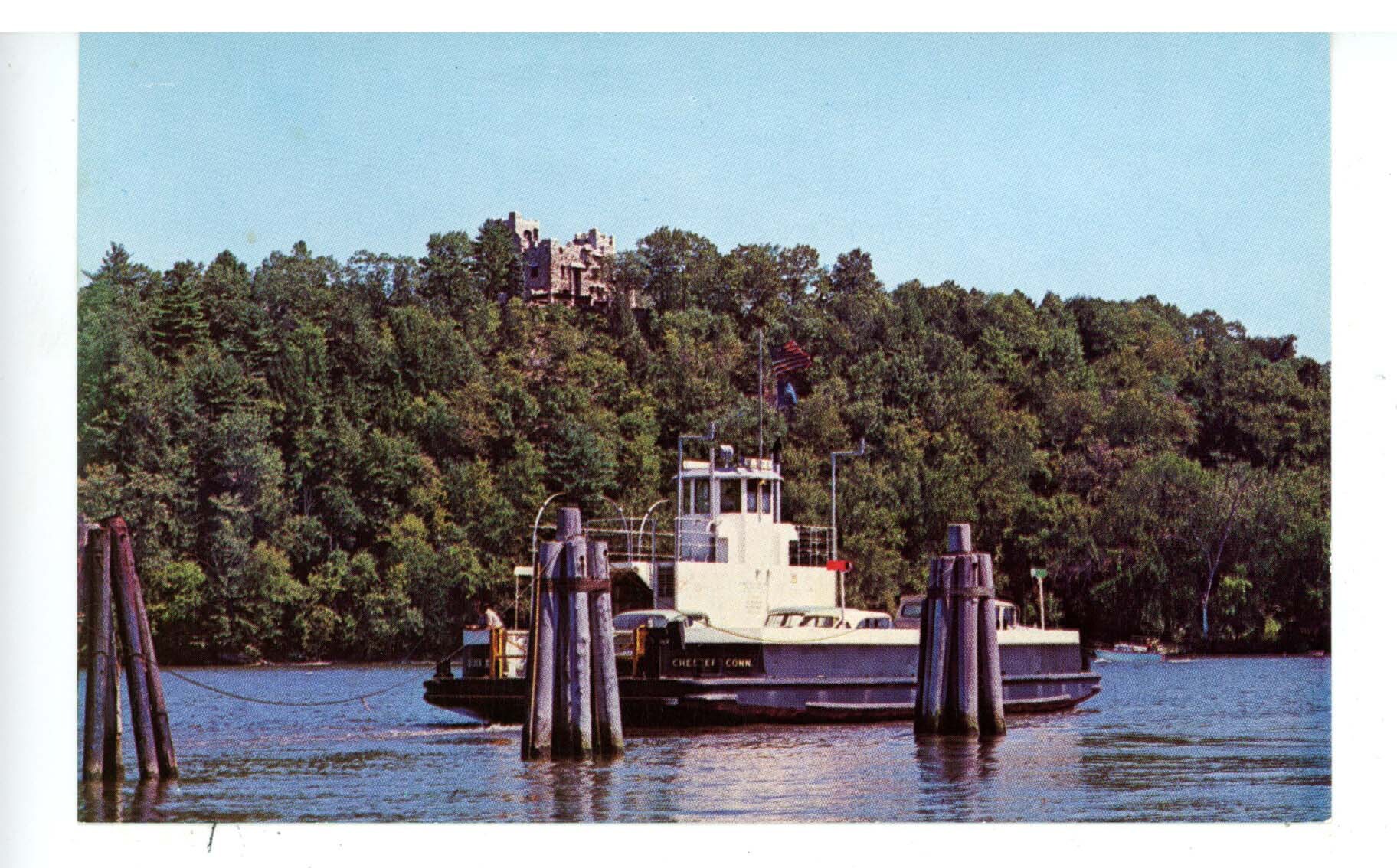 CT - Hadlyme. Ferry Across Connecticut River at Gillette Castle State ...