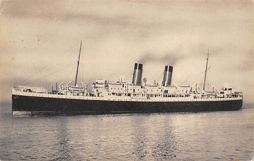 SS Bretagne Compagnie Generale Transatlantique Ship 1937 Missing Stamp ...