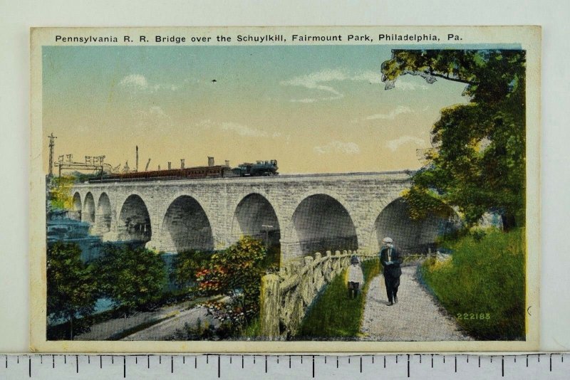 C.1910 Pennsylvania R. R. Bridge, Philadelphia, Pa. Vintage Postcard ...