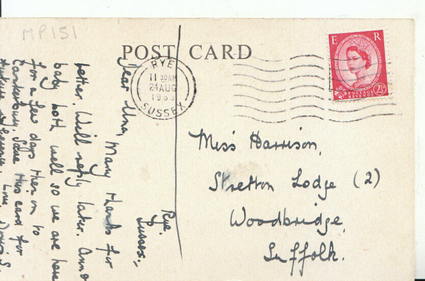 Kent Postcard - St Augustines Church - Brookland - Pencil Sketch - Ref ...