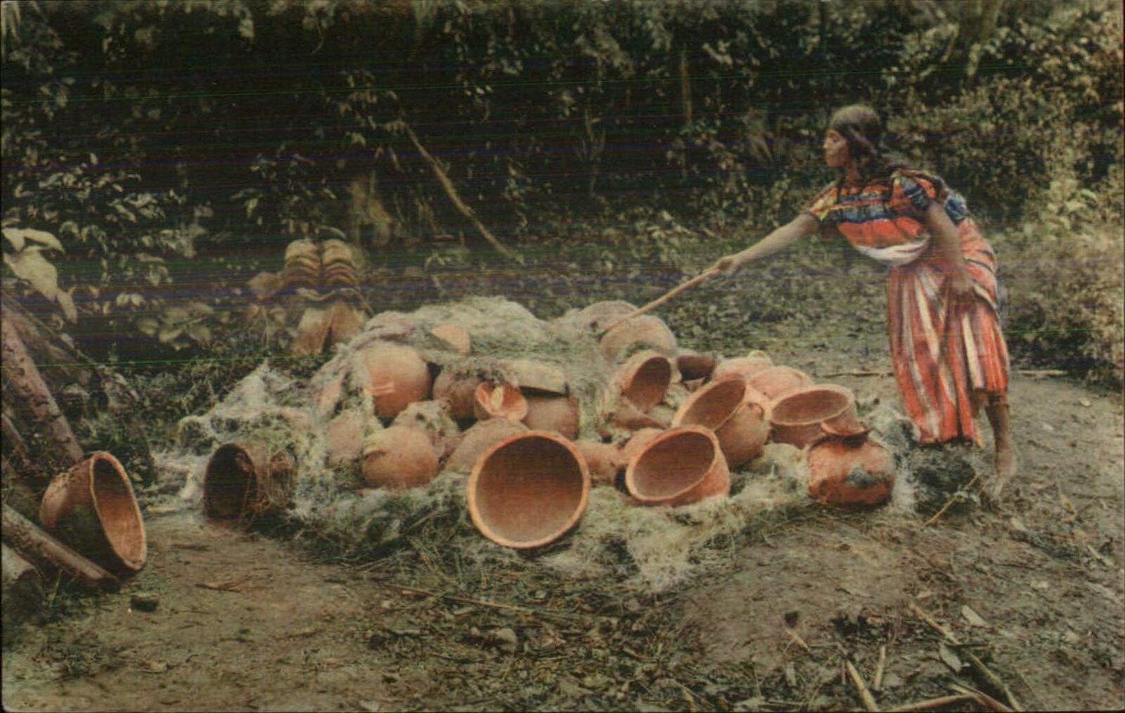 Guatemala Indigena de Chinautla Ollas #1162 Postcard | Latin & South ...