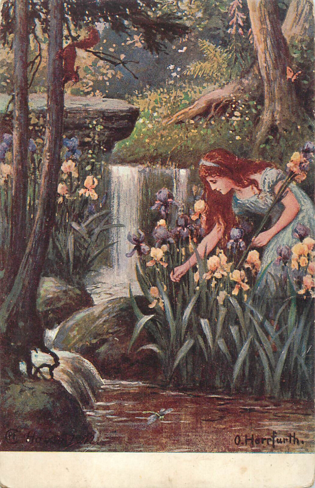 Illustrator O. Herrfurth 1900s fine art postcard | Other / Unsorted ...