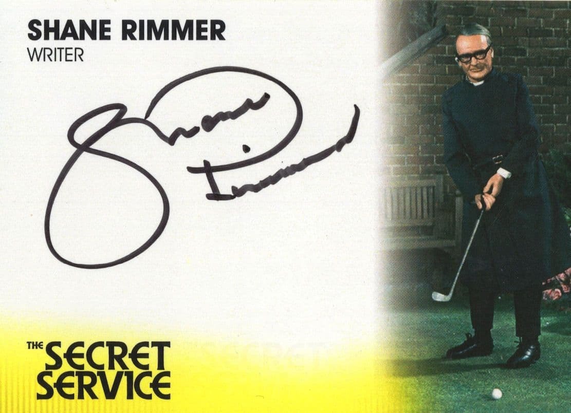 Shane Rimmer Gerry Anderson's The Secret Service Hand Signed Photo Card ...