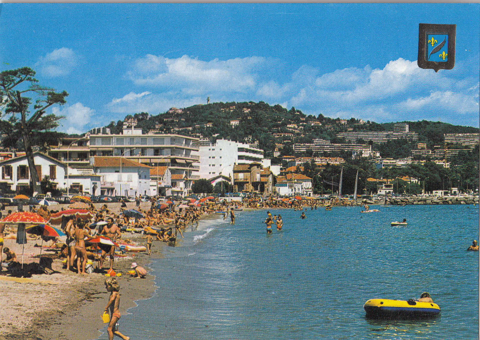 BF22259 cannes la plage du moure rouge france front/back image | Europe ...