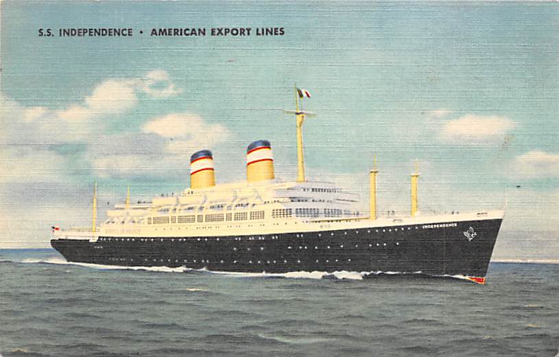 SS Independence American Export Lines Ship Unused | Topics - Other ...