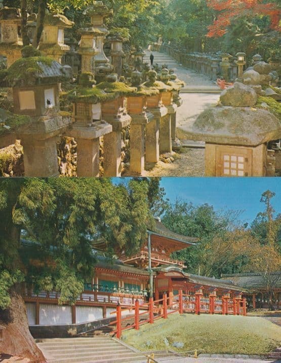 Kasuga Grand Shrine Nara 2x Japan Japanese Postcard | Asia & Middle ...