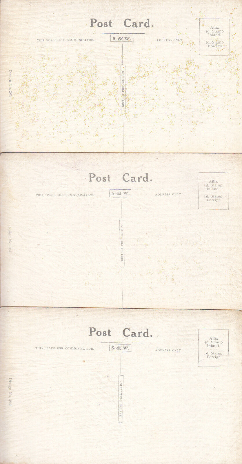 British illustrator Walter Herbert Allcott beauty ladies lot of 3 ...