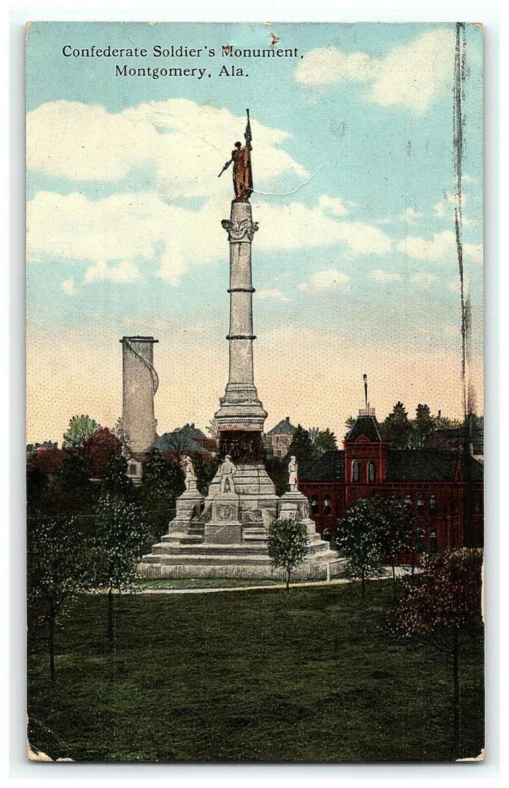 1919 Confederate Soldier's Monument Montgomery Alabama | United States ...