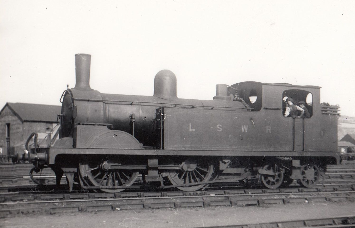 LSWR Class 0-4-4T Lecos William Adams Train Old Photo | Topics ...