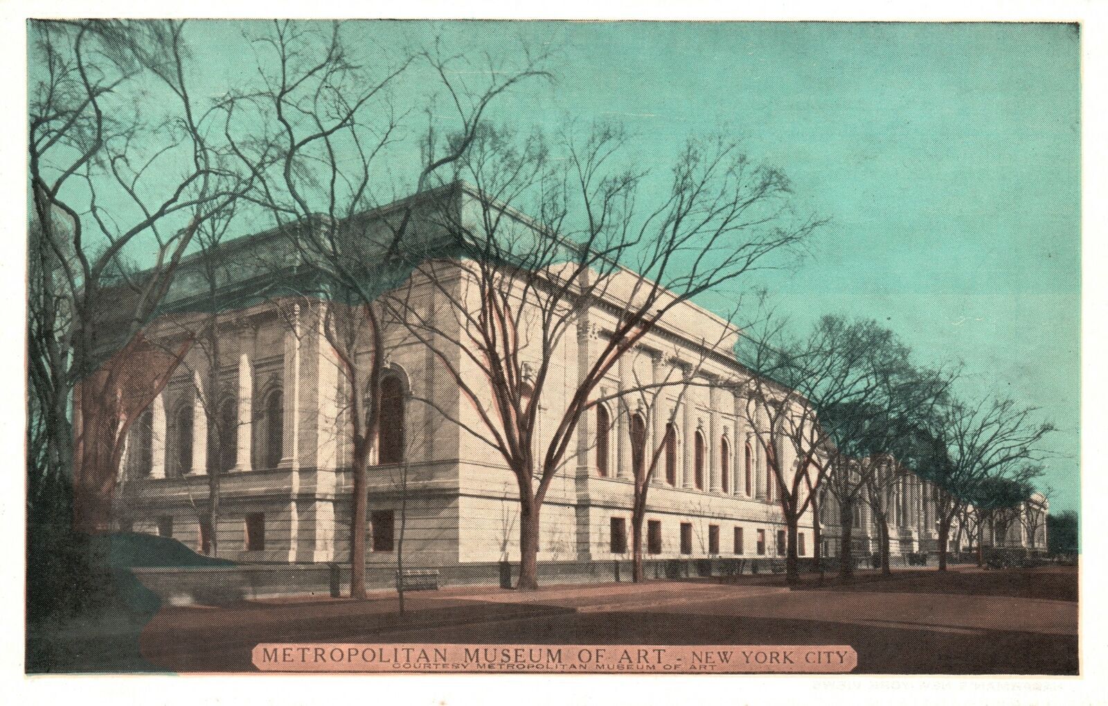 Vintage Postcard 1920's Metropolitan Museum Of Art Building New York ...