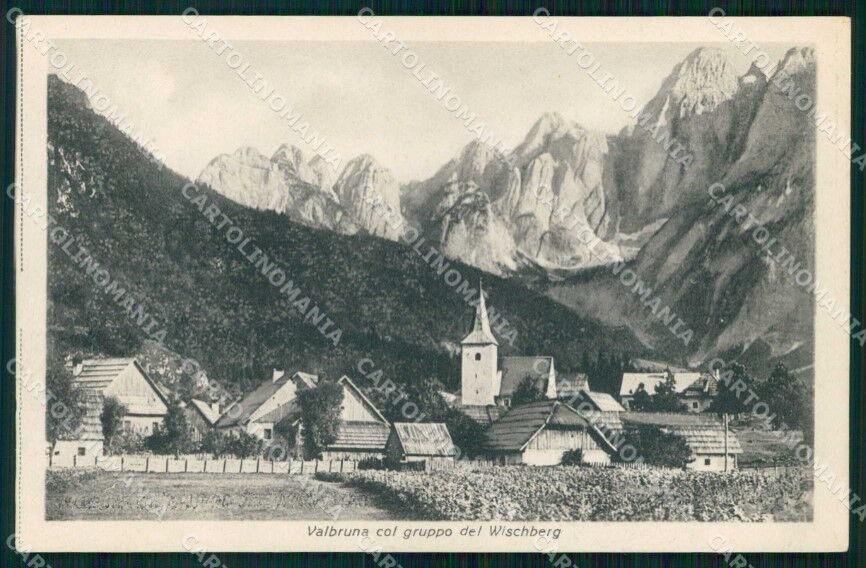 Udine Malborghetto Valbruna Gruppo del Wischberg cartolina RT2089 ...