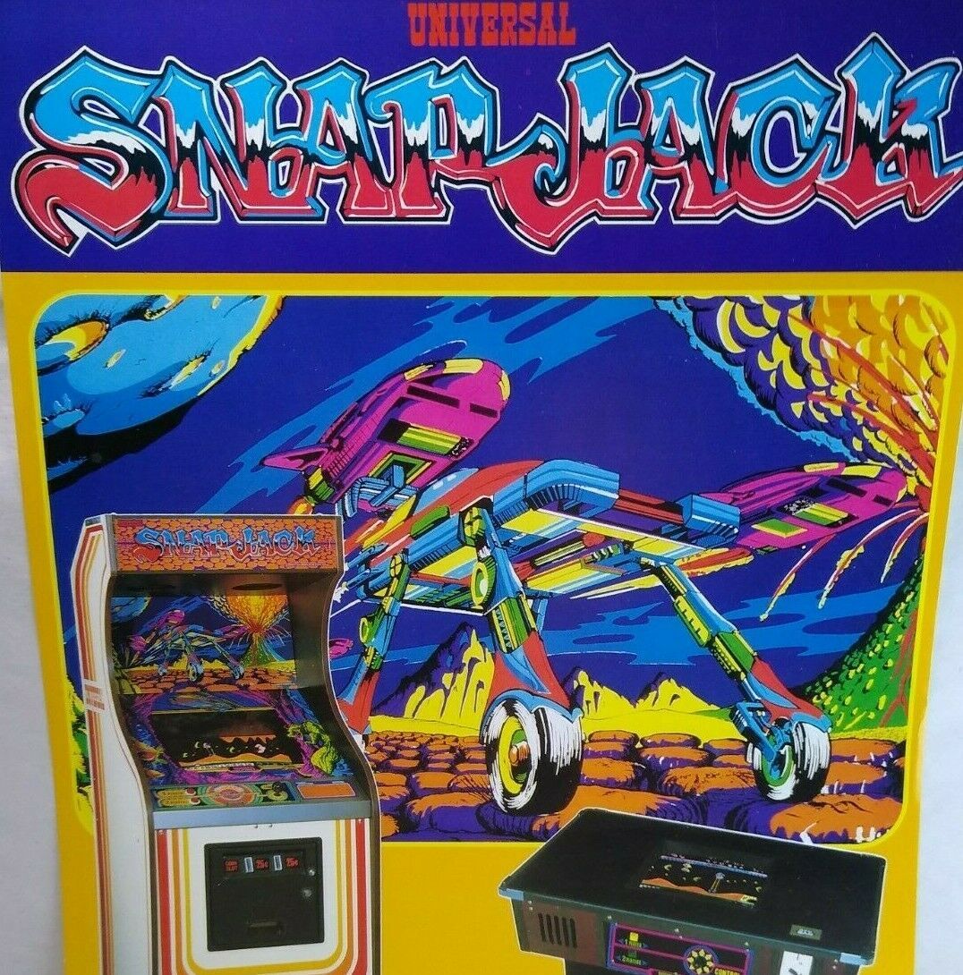 Snap Jack Arcade Flyer Universal Original NOS 1981 Space Age Promo 8.5 ...
