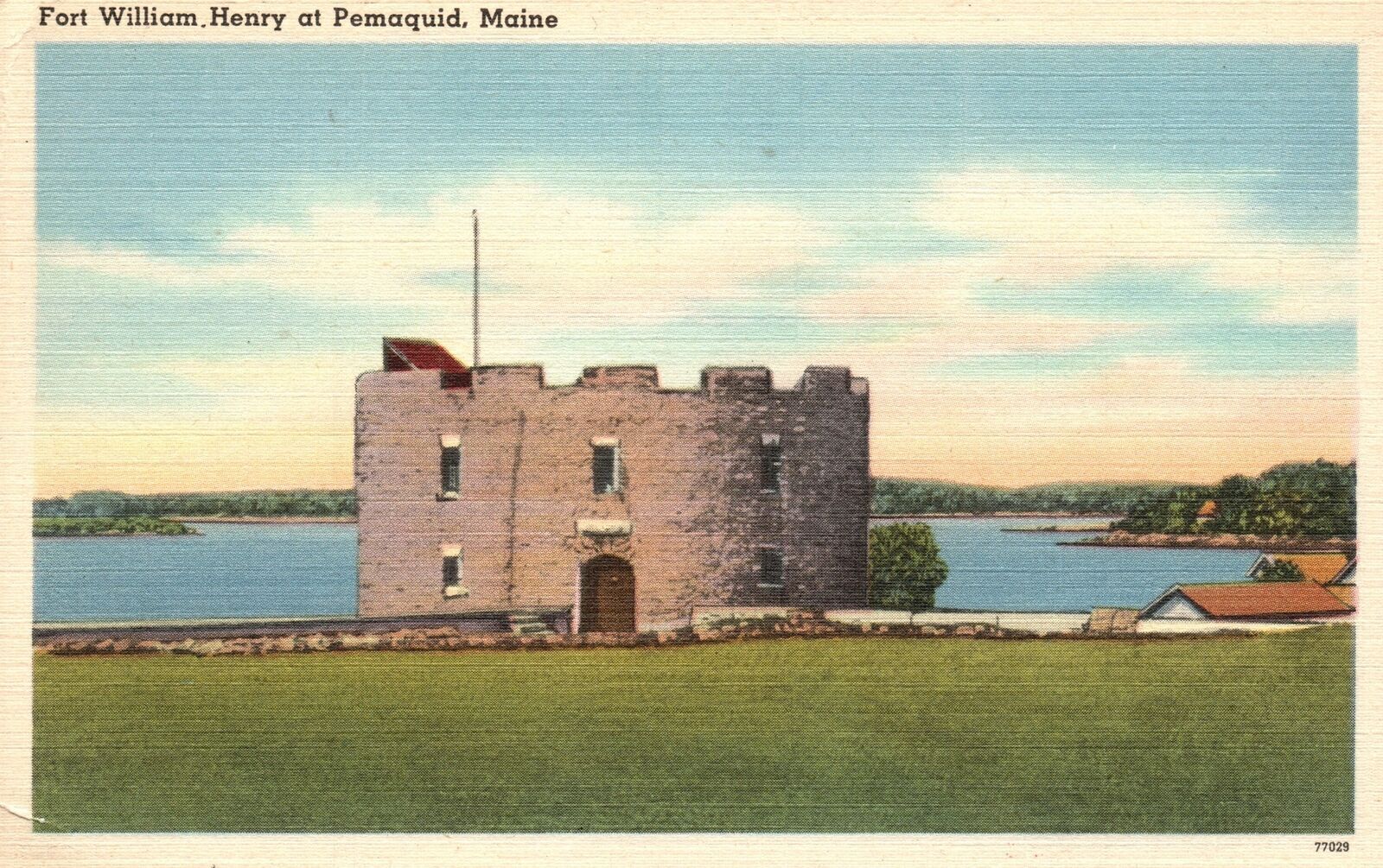 Vintage Postcard 1930s Port William Henry Permaquid Maine Loring Short ...