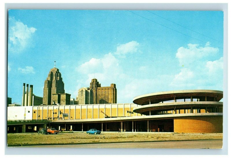 Vintage Cobo Hall and Skyline, Detroit, Mich. Postcard P50 | United ...