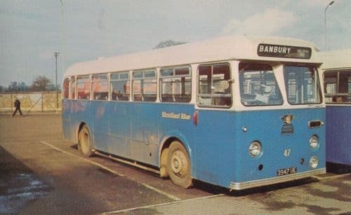 Stratford Blue No 47 Banbury Oxford 1960 Bus Transport Vintage Photo ...