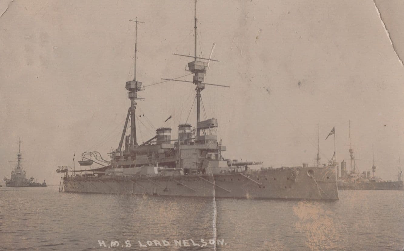 HMS Lord Nelson Ship Antique Early Rare Postcard Please Read | Topics ...