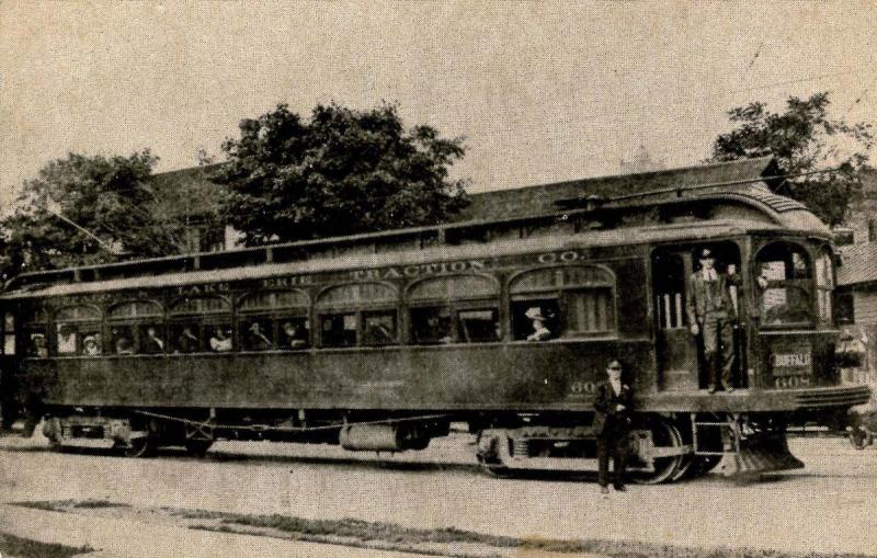PA - Erie, 1920. Buffalo & Lake Erie Traction Co., Trolley on Doughty ...