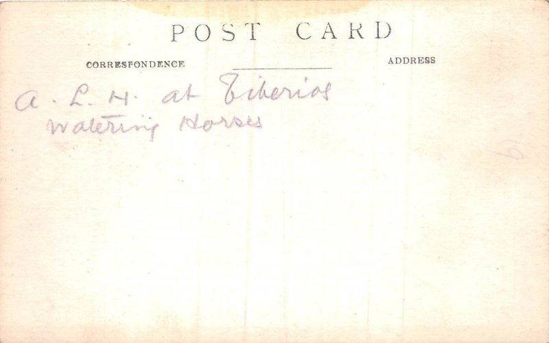 Lot376 ww1 Australia Light Horse ALH in Tiberias Palestine UK Israel ...