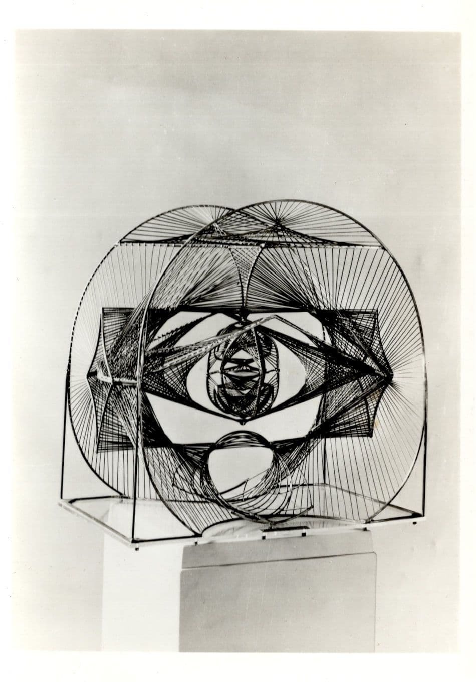 Antoine Pevsner Maquette Of A Monument Sculpture Real Photo Postcard ...