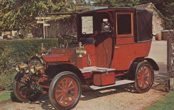 1908 Unic Taxi Taxicab Rare Car Minicab Photo Postcard | Topics ...
