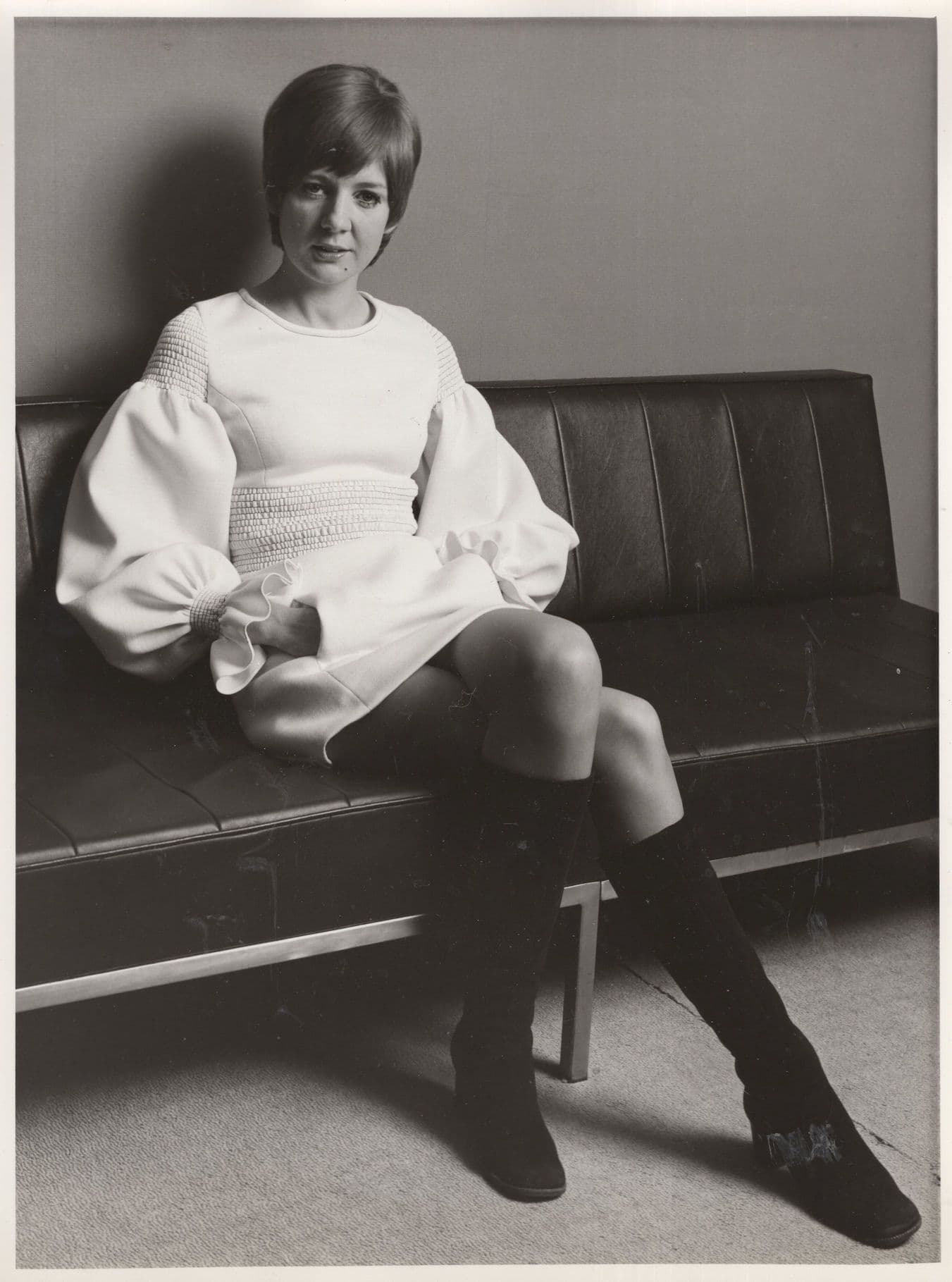 Cilla Black Models in 1970s Sexy Short Mini Dress Vintage 10x8 Photo ...