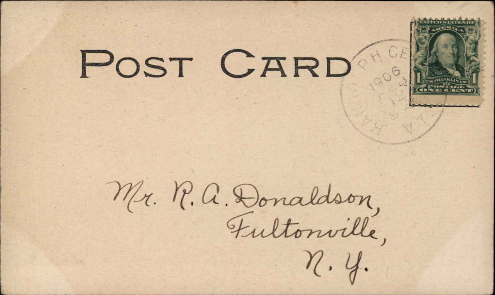 Randolph Vermont VT Coat of Arms Greeting c1910s Postcard | United ...