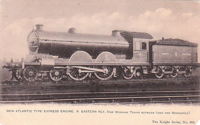 Postcard Railroad Train New Atlantic Type Express Engine N Eastern ...