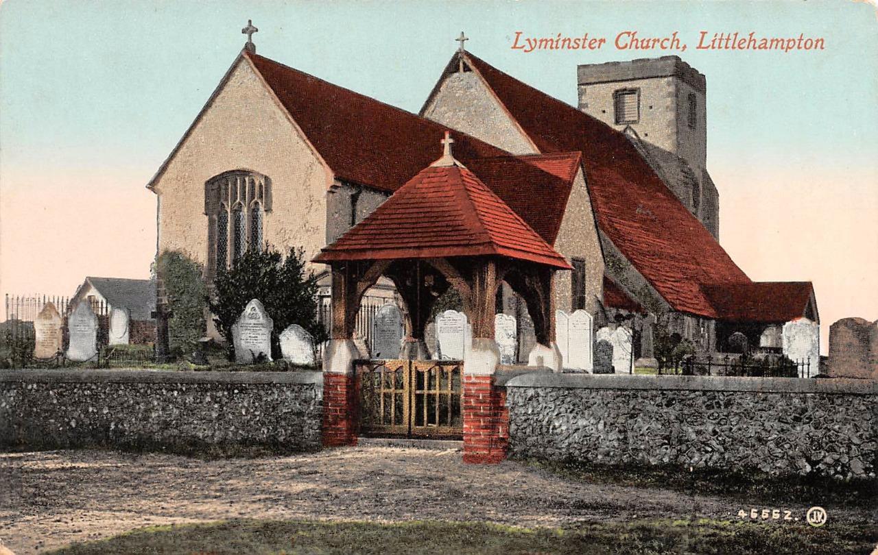LYMINSTER, Littlehampton UK England CHURCH~ST MARY MAGDALENE c1910's ...