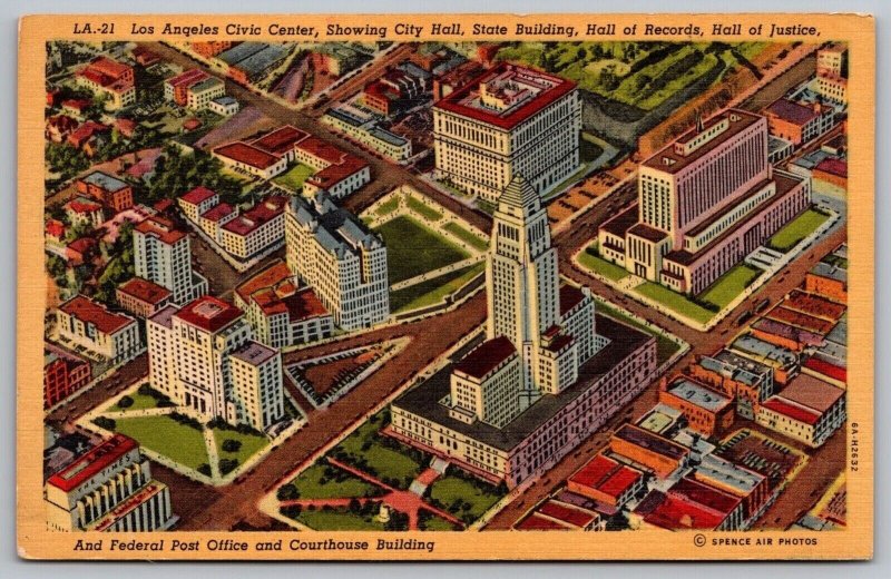Los Angeles Civic Center City Hall State Building Records Justice VNG ...
