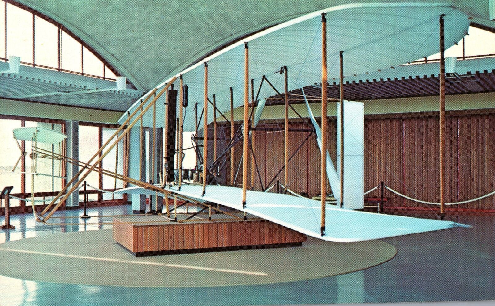 Vintage Postcard Reproduction Model of the Wright Brothers' 1903 ...