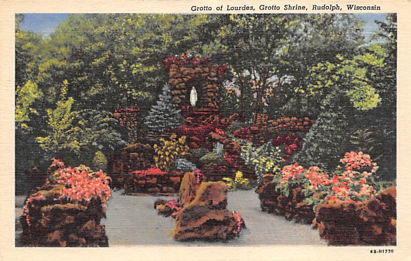 Grotto Of Lourdes Grotto Shrine Rudolph WI | United States - Wisconsin ...
