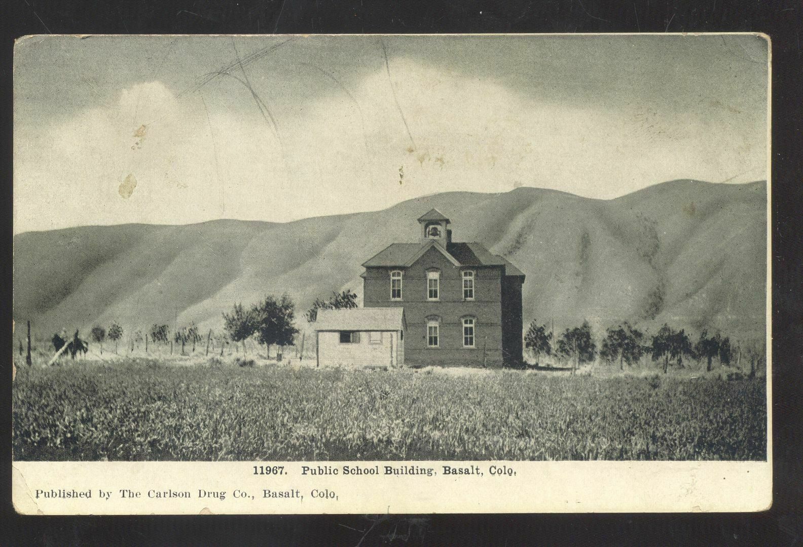 Basalt Colorado High School Building the Carlson Drug CO. Vintage ...