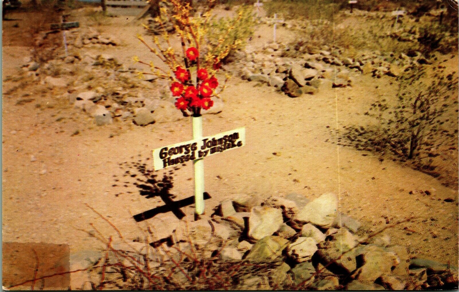 Tombstone Arizona AZ Lot of 4 Grave Gravesite Chrome Postcards M12 ...