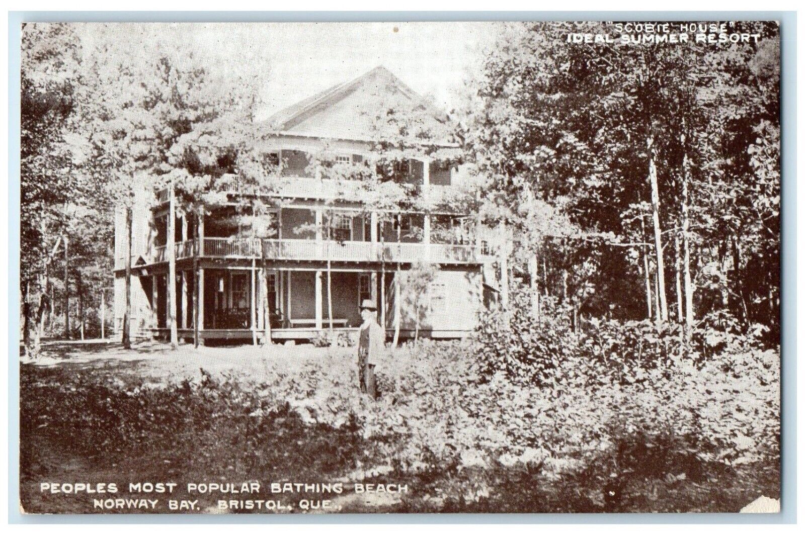 c1940's Scobie House Summer Resort Norway Bay Bristol Quebec Canada ...